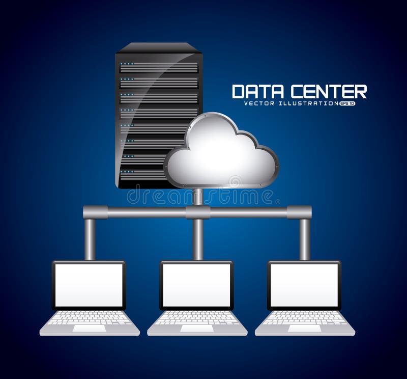 Data center stock illustration. Illustration of equipment - 50006379