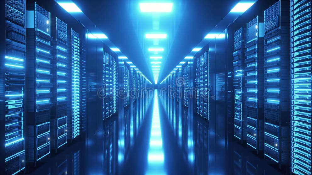 Data Center with Endless Servers. Network and Information Servers ...