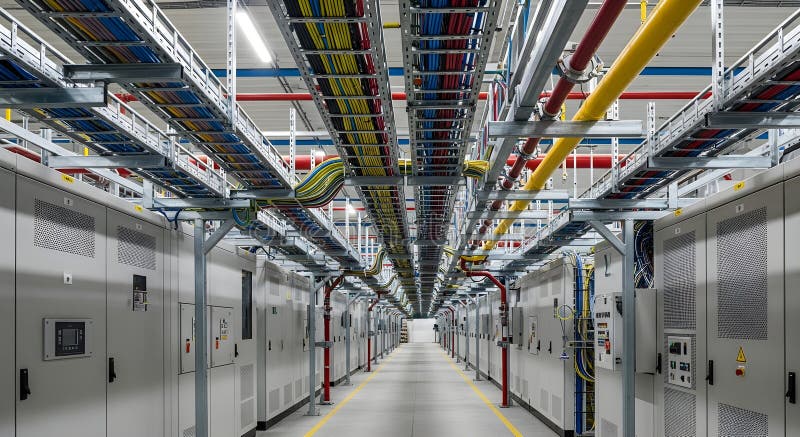 Electrical Cabling System Stock Illustrations – 527 Electrical Cabling ...