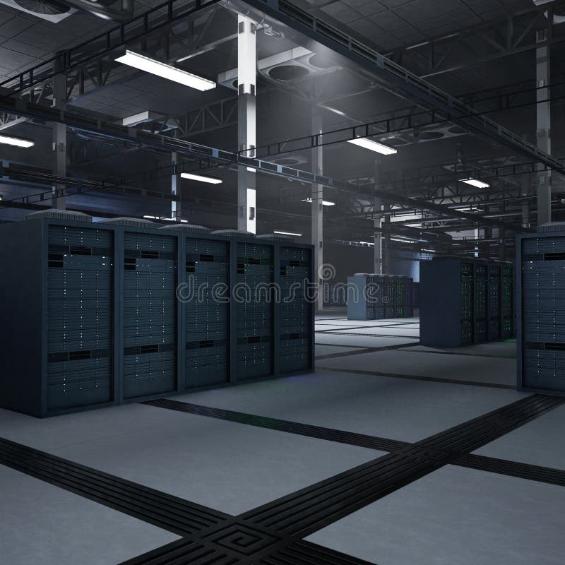 Data Center Hardware Delivering Computing Power for AI Training Models ...