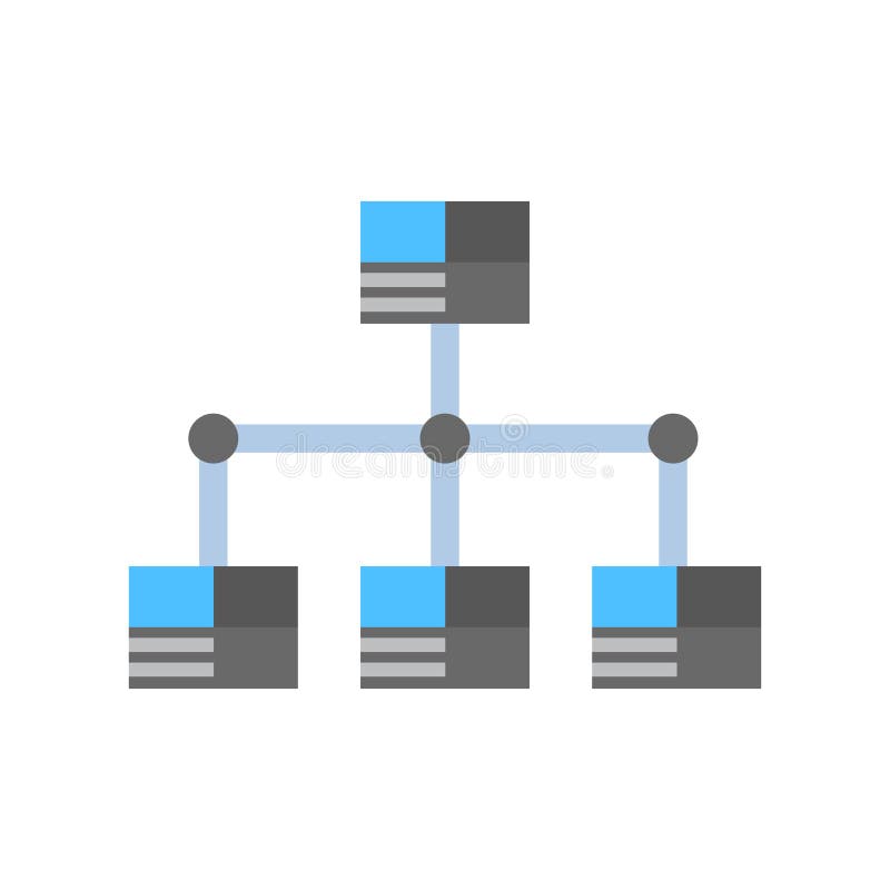 Data Center Icon Cloud Computer Connection Hosting Server Database Synchronize Technology Stock ...