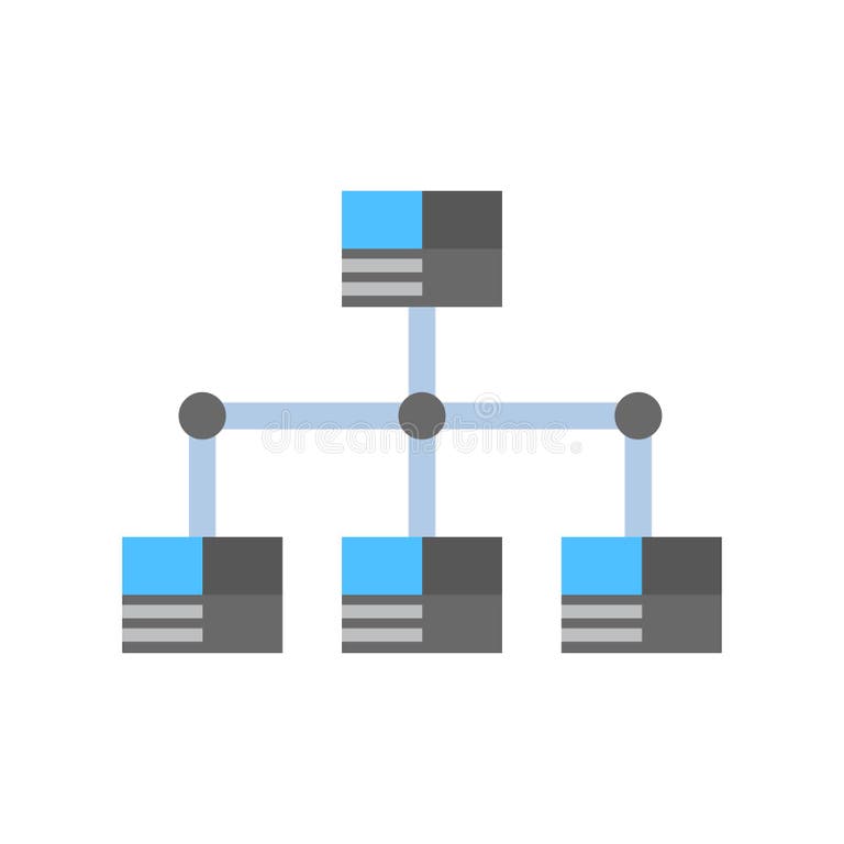 Data Center Icon Cloud Computer Connection Hosting Server Database Synchronize Technology Stock ...