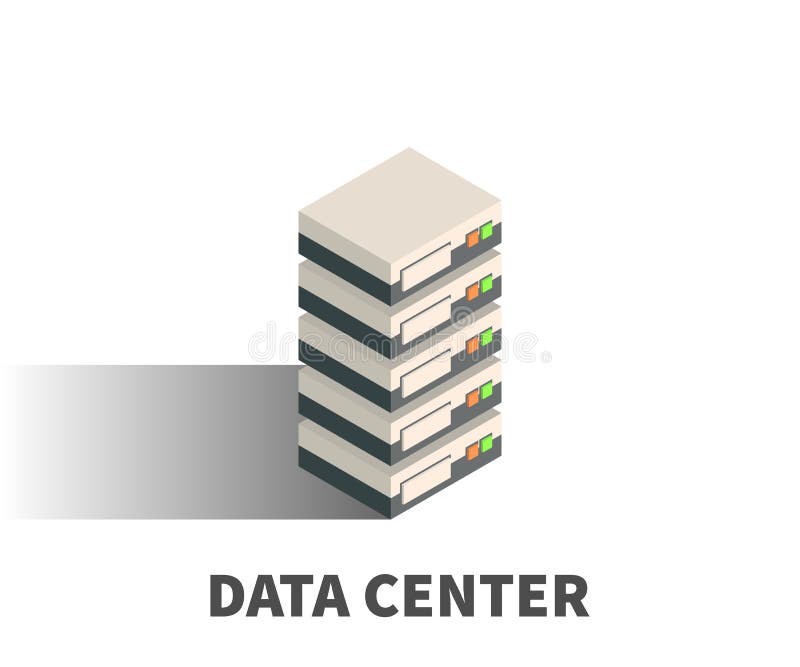 Data Center Icon Vector