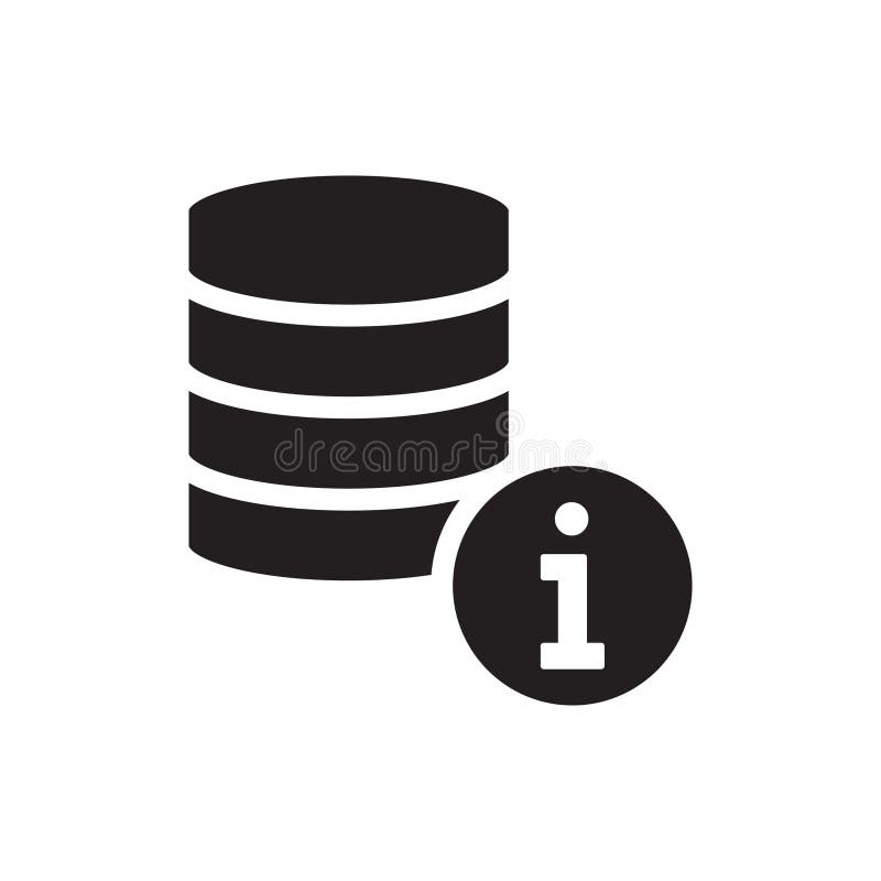 Data Center Information Icon - Server Information Icon Stock ...