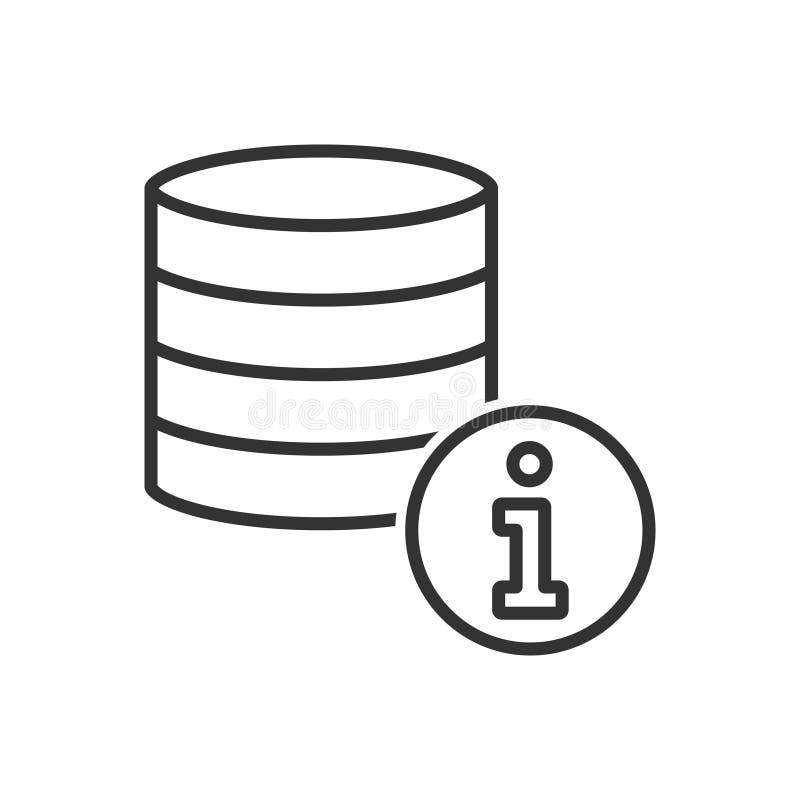 Data Center Information Icon - Server Information Icon Stock ...