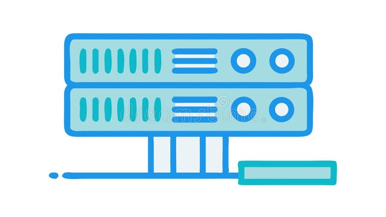 Data Center Infrastructure Icon, Server Room Design, Vector Design ...