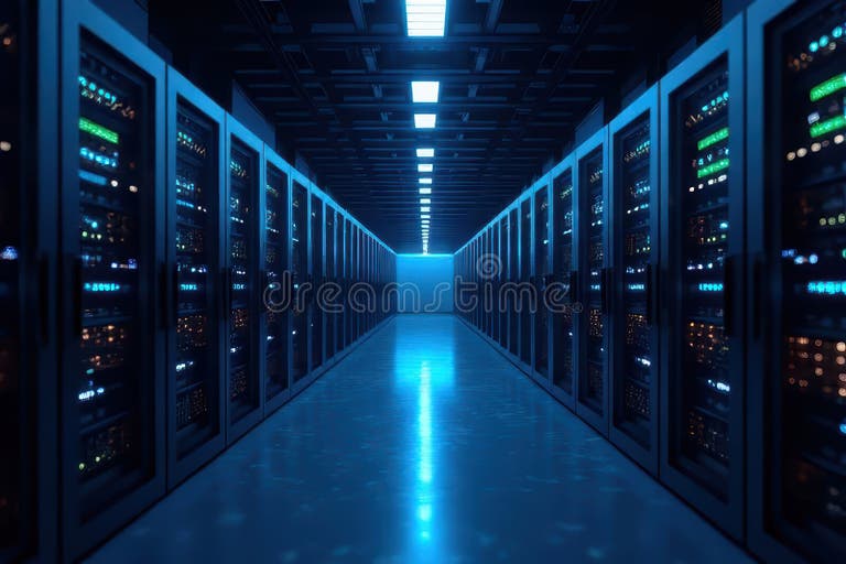 Data Center Infrastructure Security and Compliance Stock Illustration ...