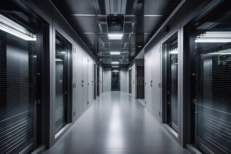 Data Center with Large, Heavy Steel Doors and Security Systems To ...