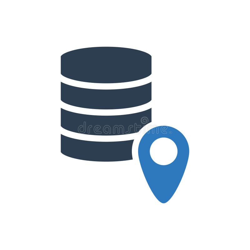Data Center Location Icon - Server Location Icon Stock Vector ...
