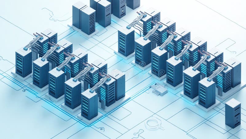 Numerous Server Racks Stock Illustrations – 297 Numerous Server Racks Stock Illustrations ...