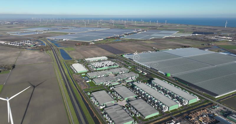 Data Center, in the Netherlands, Showcasing Infrastructure for AI ...