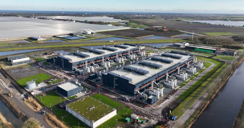 Data Center, in the Netherlands, Showcasing Infrastructure for AI ...