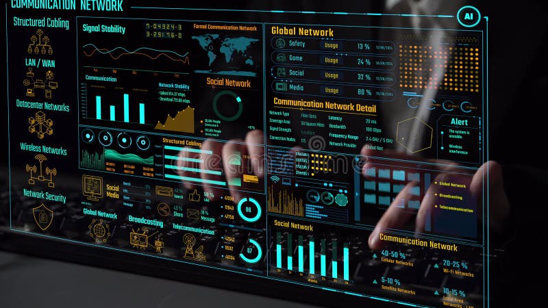 Data Center Network Monitoring Dashboard for Performance Insights Thunk ...
