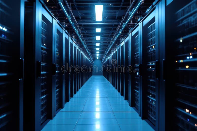 Data Center Network Organization and Server Collocation Stock ...
