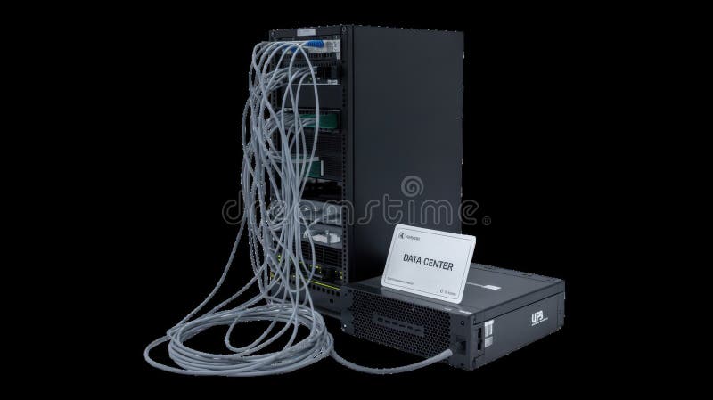 Server Rack Data Center Transparent Background Ai Generated Stock ...