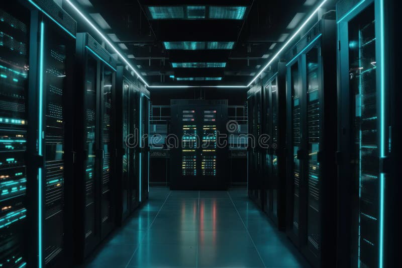 Data Center Networks Cryptocurrency Blockchain Illustrations ...