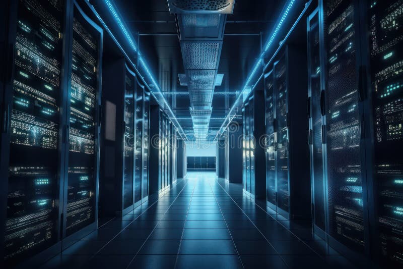 Data Center Networks Cryptocurrency Blockchain Illustrations ...