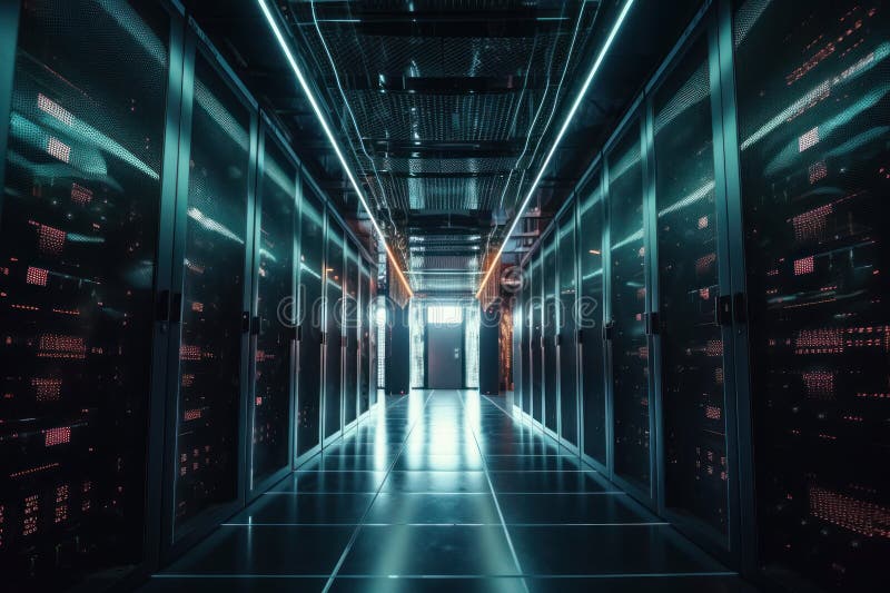 Data Center Networks Cryptocurrency Blockchain Illustrations ...