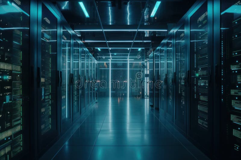 Data Center Networks Cryptocurrency Blockchain Illustrations ...