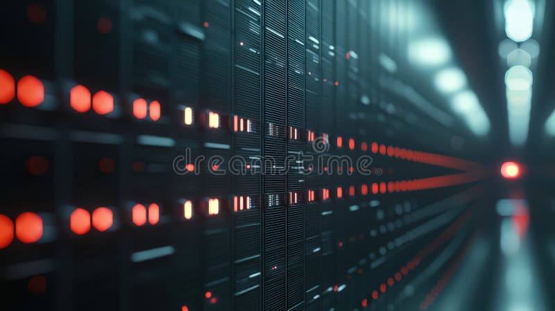 Data Center Operations High-tech Facility Digital Infrastructure Modern ...