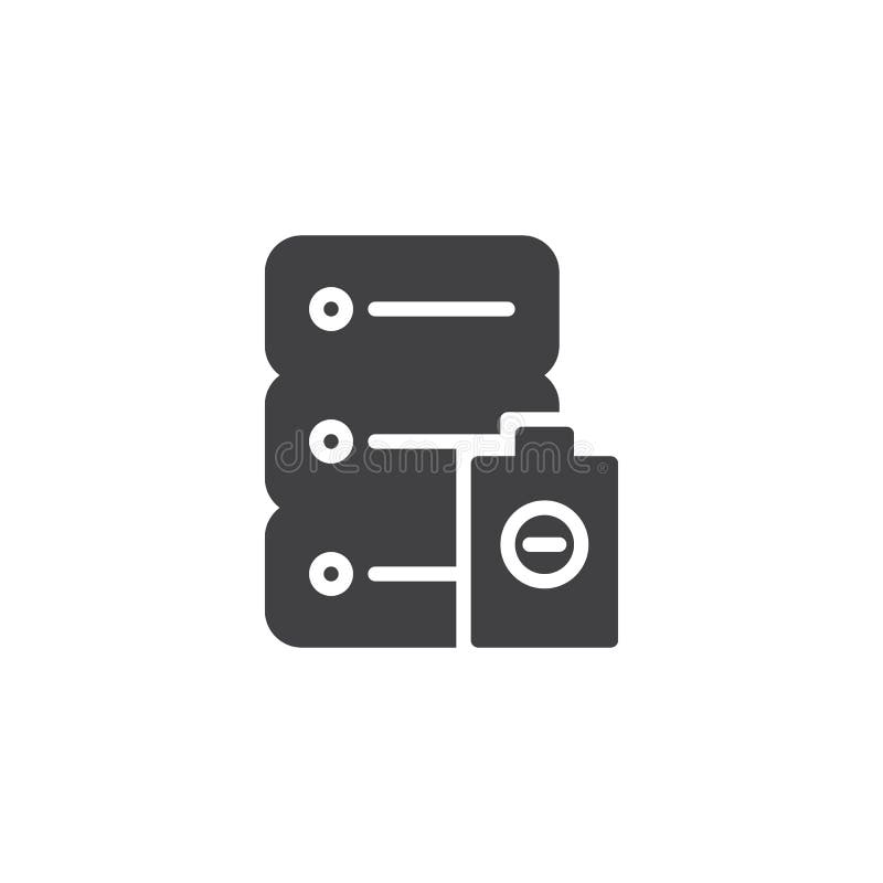 Data center line icon stock vector. Illustration of storage - 108615686