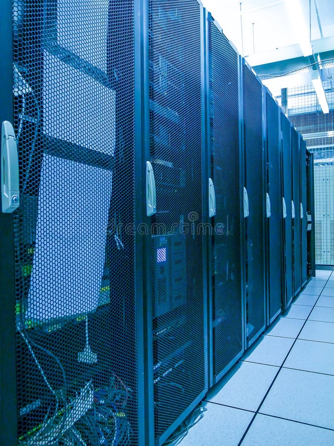 Communication racks stock image. Image of datacenter - 33959961