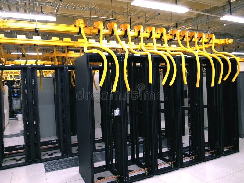 Data Center Rack and Stacks Stock Image - Image of server, high: 32613443