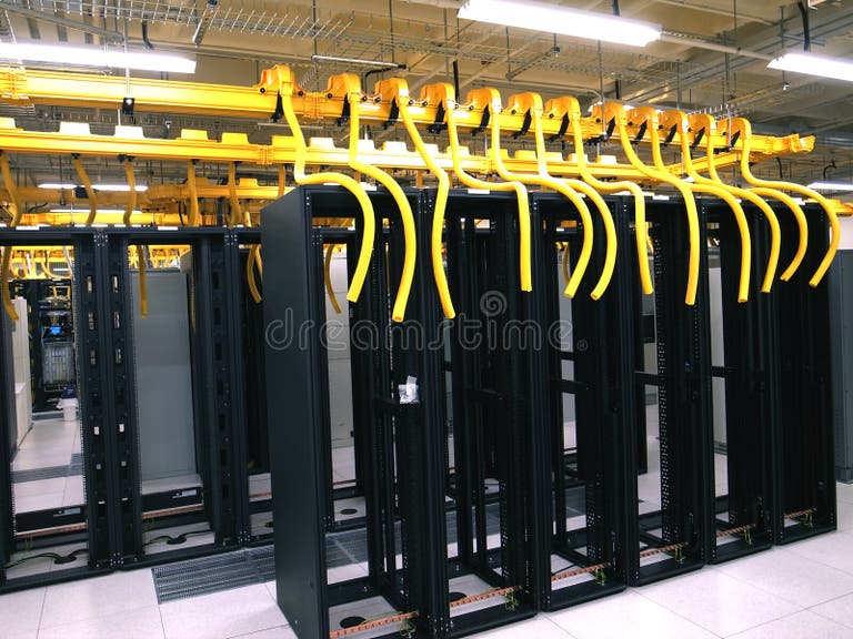Data Center Rack and Stacks Stock Image - Image of server, high: 32613443
