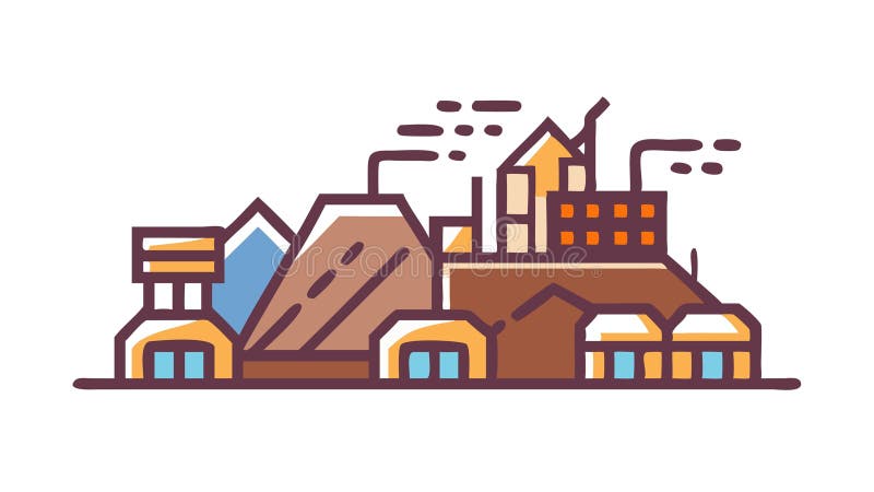 Data Center or Resource Extraction Facility Integrated with Mountainous ...