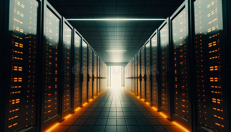Data Center with Rows of Servers. Big Data Storage Room with Many ... Data Center with Rows of Servers. Big Data Storage Room with Many ...