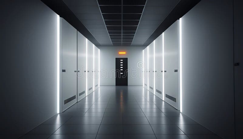 Data Center with Rows of Servers. Big Data Storage Room with Many ... Data Center with Rows of Servers. Big Data Storage Room with Many ...