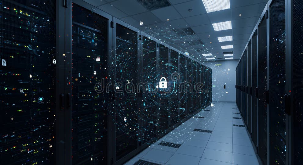 Data Center Security stock image. Image of cyber, architecture - 375216867