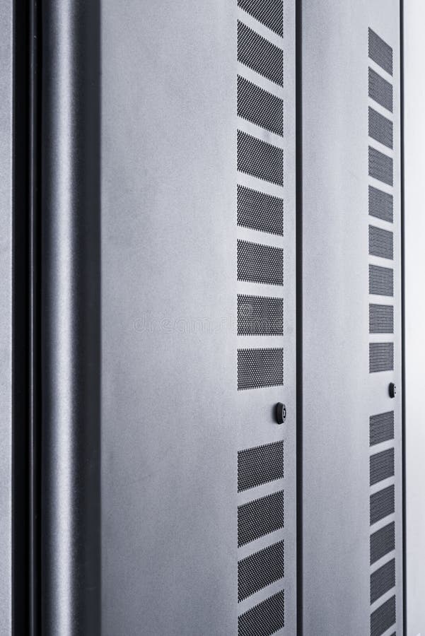 Data Center with Server Cabinets Stock Image - Image of data, array ...