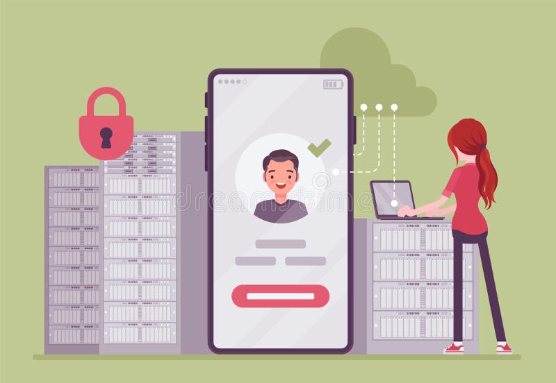 Female Sysadmin Stock Illustrations – 8 Female Sysadmin Stock ...