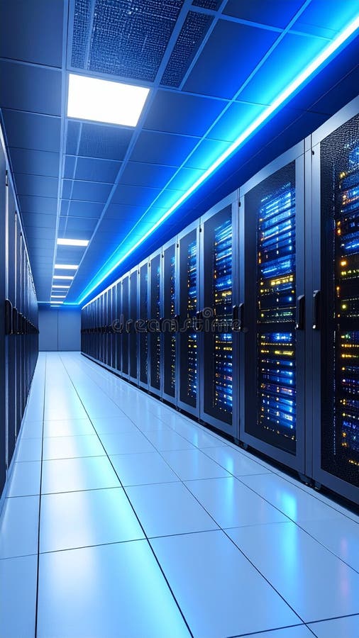 4,257 Modern Data Center Server Racks Infrastructure Technology Stock ...