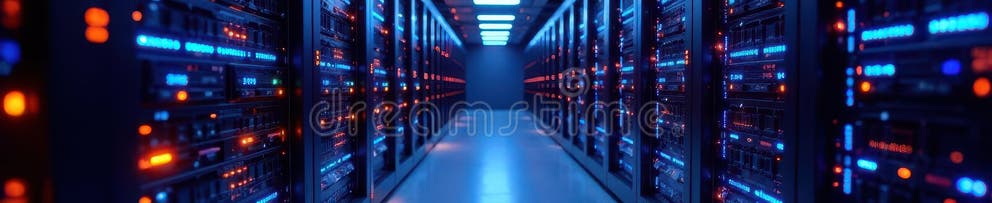 Data Center Server Racks, Internet Projections, Infrastructure, Machine ...