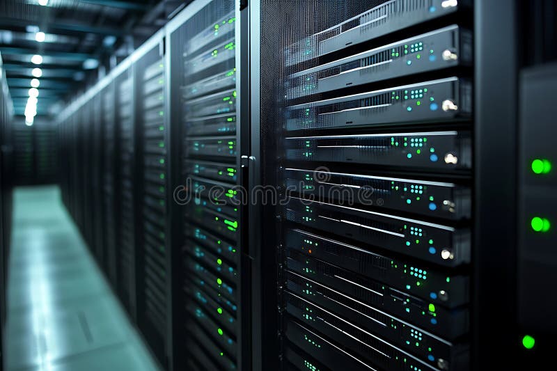 Data Center Server Room Network Infrastructure, Technology, Servers ...