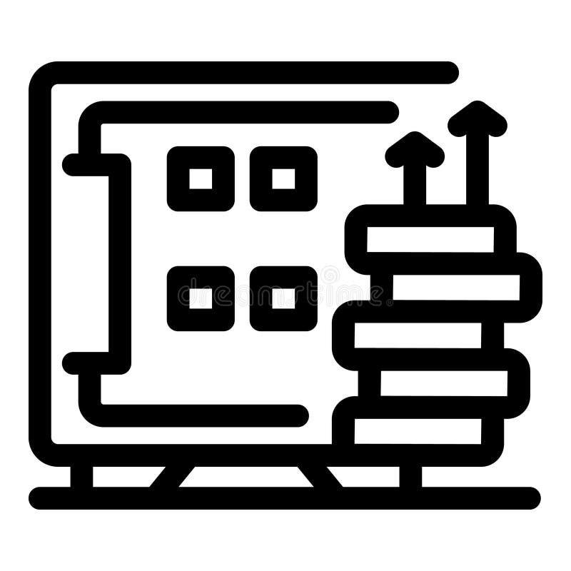 Data Center Server Room Storage Capacity Increasing Concept Icon Stock ...