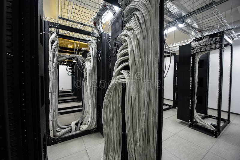 Cloud Storage of a Large Data Center Stock Photo - Image of information ...