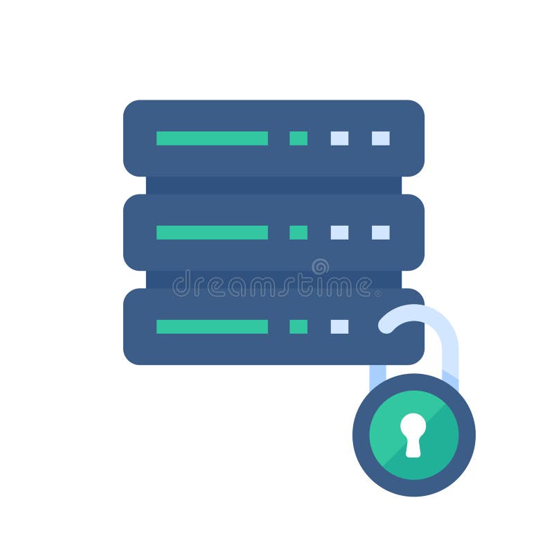 Data Center Servers. Connecting To Big Data on the Cloud Stock Vector ...