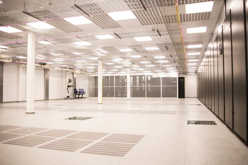 Data Center for Storage and Processing Information Stock Photo - Image ...