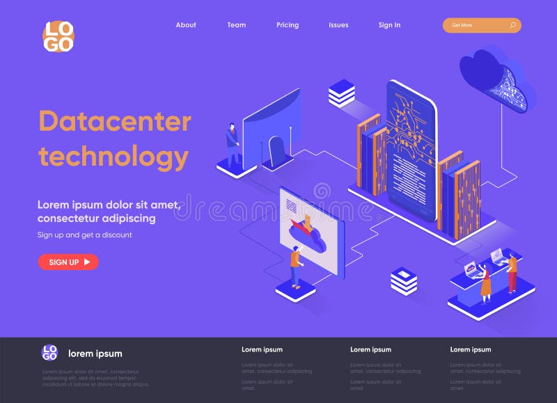 Isometric Tech Support Landing Page Stock Illustrations – 85 Isometric Tech Support Landing Page ...