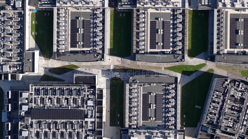 Data Center, Top Down View. Big Data, AI, Artificial Intelligience ...