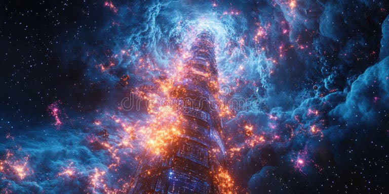 A Data Center Tower that Stretches into Space for Futuristic ...