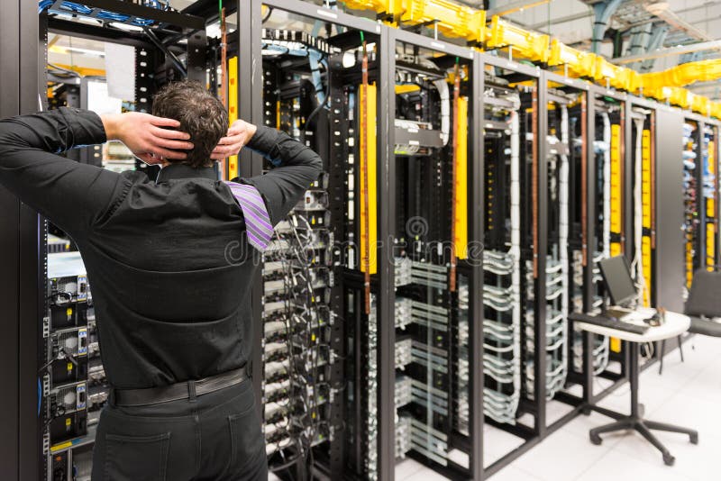 Network / Security Operations Center (NOC / SOC) Stock Illustration ...