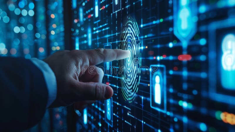 A Data Center Utilizes a Combination of Fingerprint and Iris Scanning ...