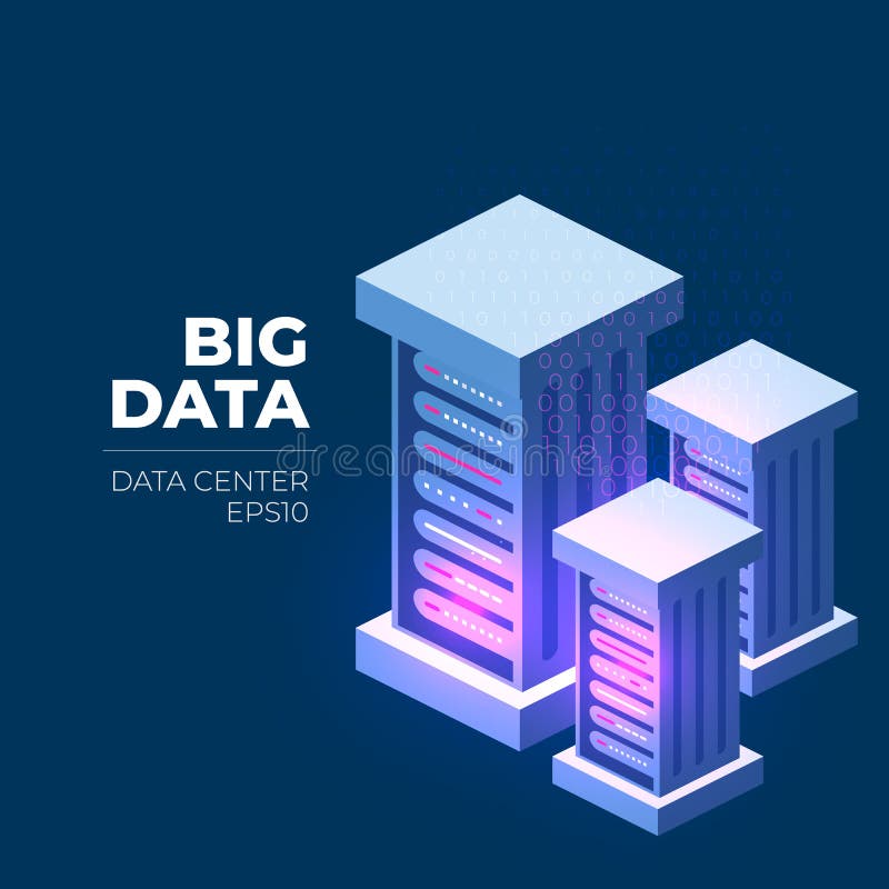 Data center vector stock vector. Illustration of networking - 163971509