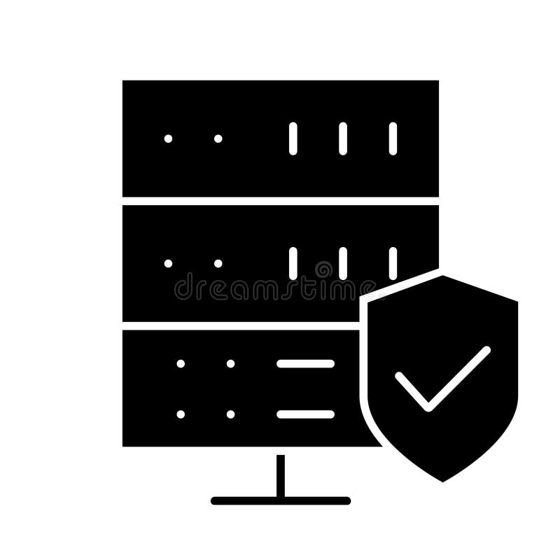 Data Center Vector Icon. Data Analytics Illustration Sign. Server ...