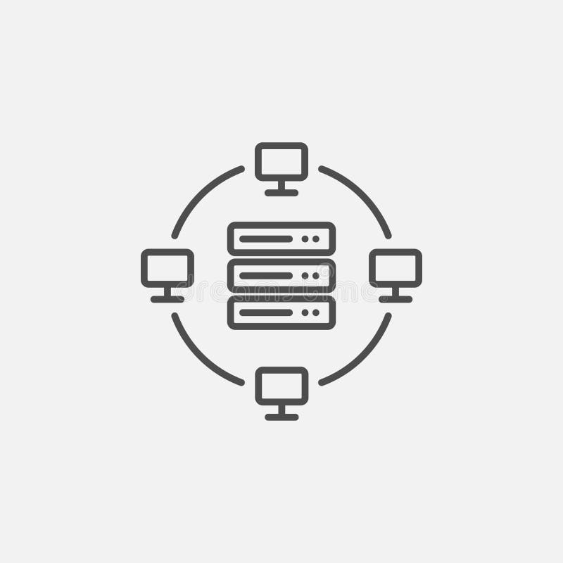 Data Center Vector Icon. Vector Illustration Database Sign Symbol Icon ...