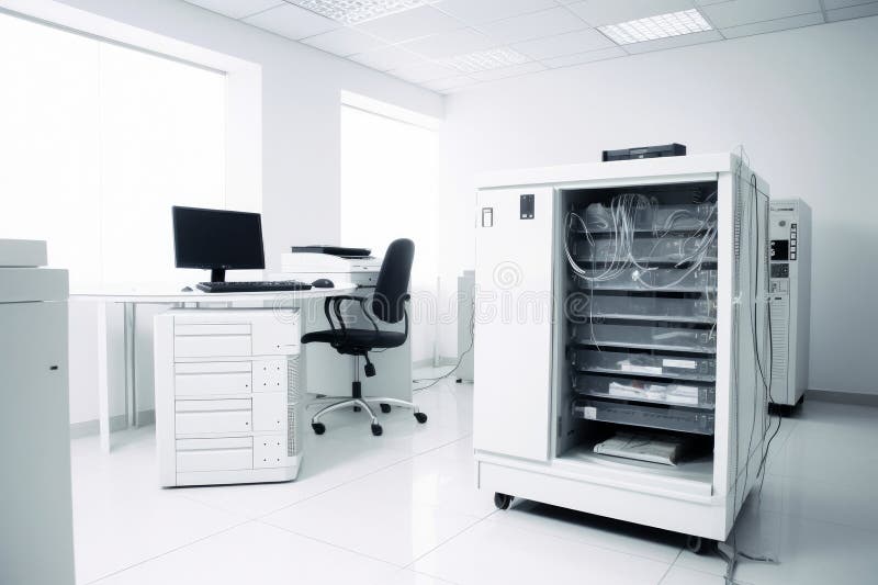 Computer Terminal Room Stock Illustrations – 2,206 Computer Terminal ...